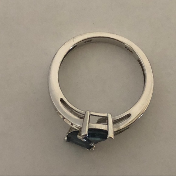 jcpenney | Jewelry | New In Box Jcp Sterling Silver 925 Sapphire And Cz ...